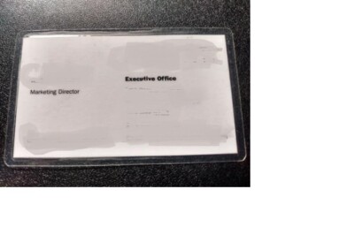 25 CUSTOM LAMINATED BUSINESS CARDS WITH YOUR SUPPLIED BUSINESS CARDS ...