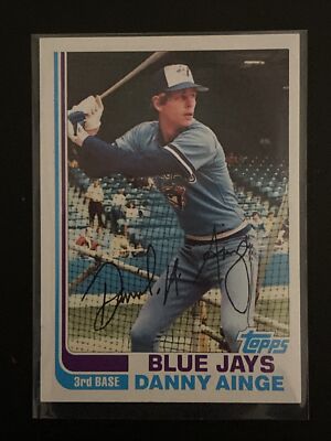 1982 Topps Autoless Blackless Danny Ainge Baseball Card | eBay