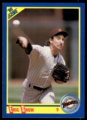 1990 Score Baseball Card Eric Show San Diego Padres #493 | eBay