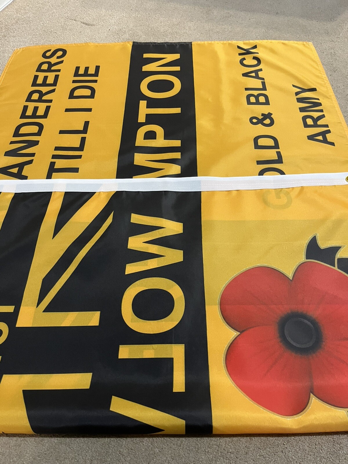 Wolverhampton Wanderers WWFC Flag 5ft by 3ft Wolves Football Flag | eBay UK