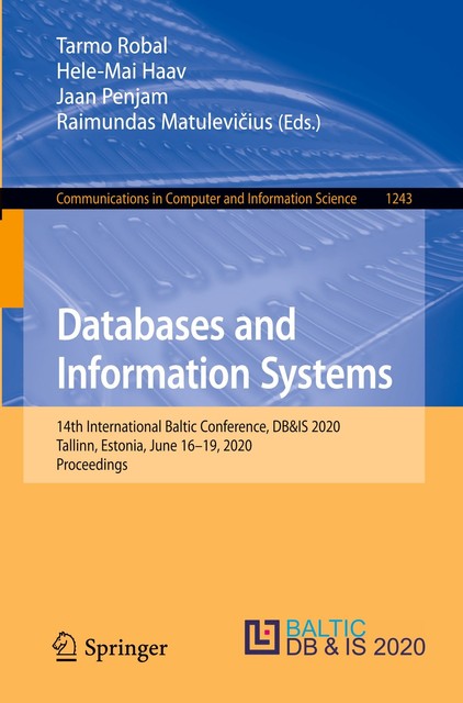 Databases And Information Systems von Hele-Mai Haav Jaan Penjam ...