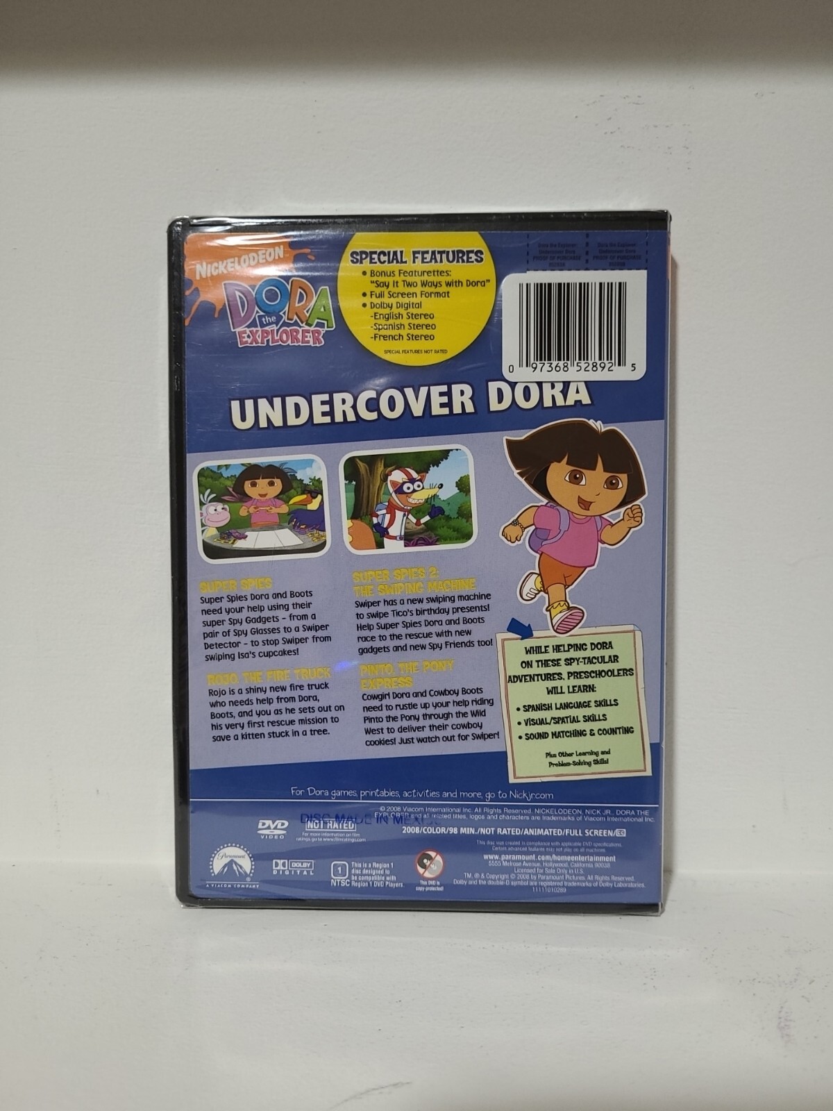Dora the Explorer - Undercover Dora (DVD, 2008, Checkpoint Packaging ...