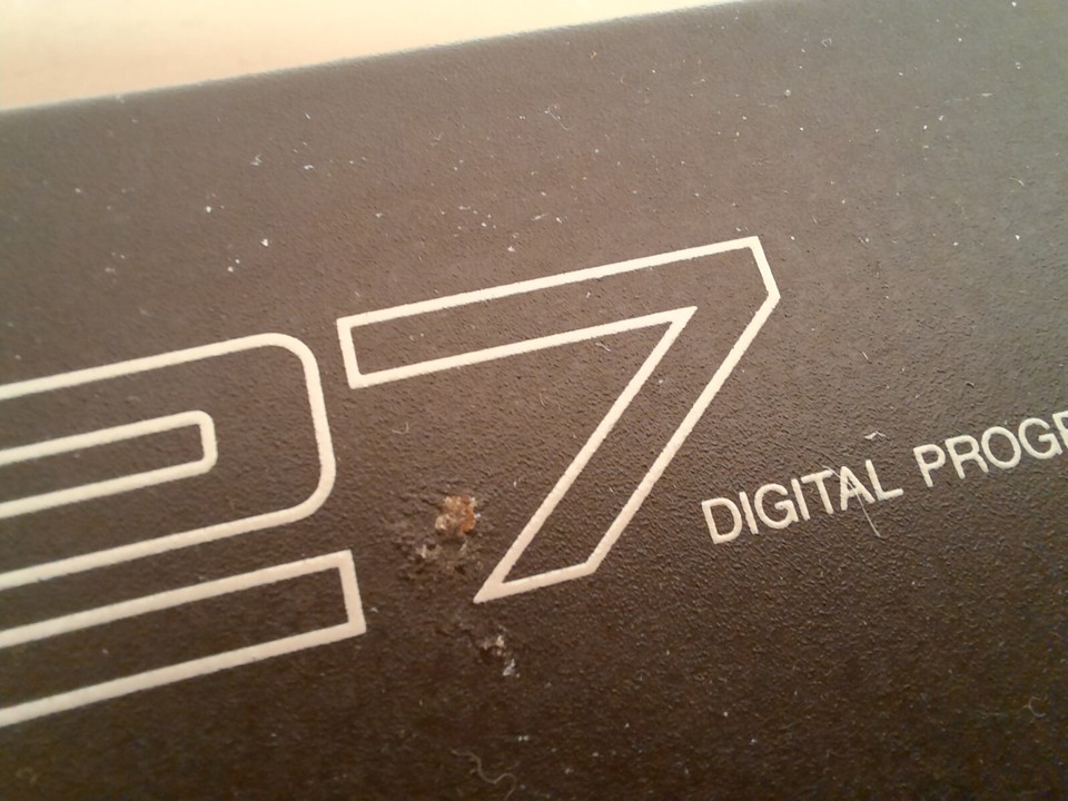 Yamaha DX27 DX 27 DX-27 Synthesizer Keyboard WORKS includes OEM AC plug ...