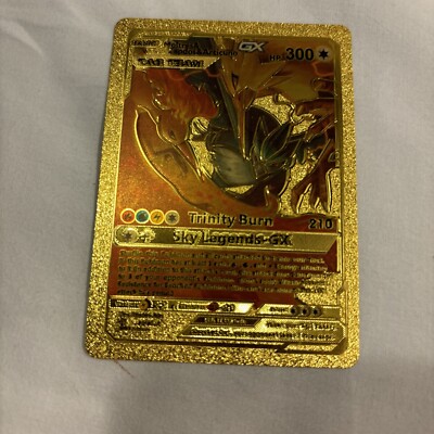Pokemom Gold Fan Art Card: Basic Moltred & Zapdos & Articuno (AS IS) | eBay