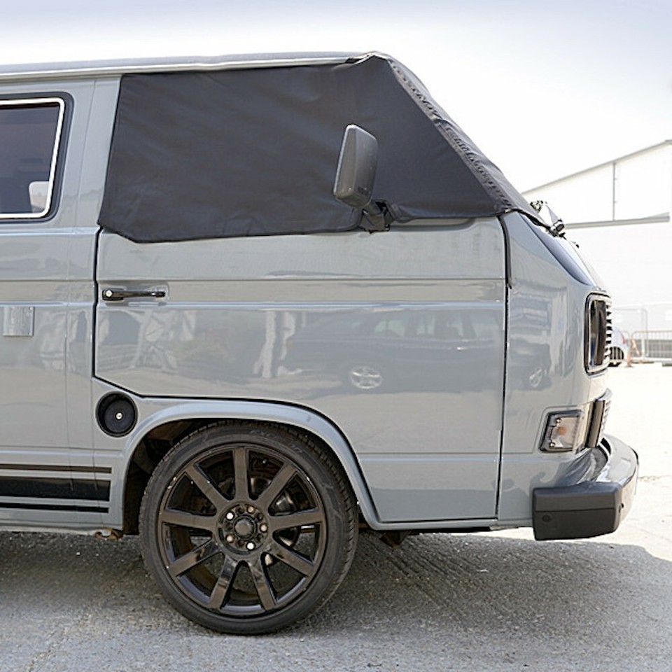 VW T3 T25 Vanagon Combi Bus Van Screen Wrap Black Out Cover 1980 1981 ...