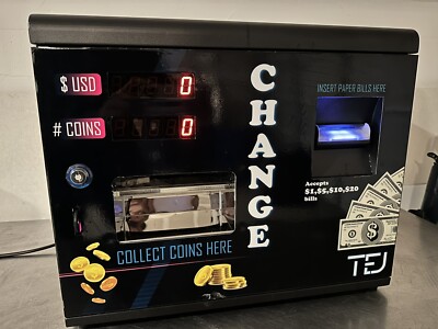 Dollar bill coin changer machine / Exchange dollar bills for quarters ...