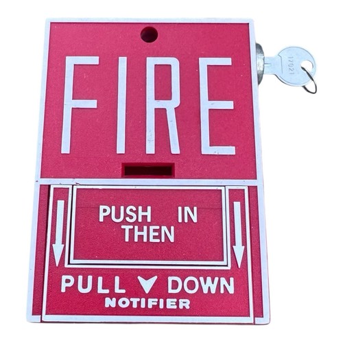 Notifier BGX-101L Fire Alarm Addressable Pull Station w/ MMX-101 (With ...