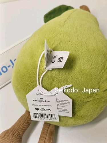 JellyCat Plush Amuseable Pear H23cm 9.1in NWT, w/Gift Wrap | eBay