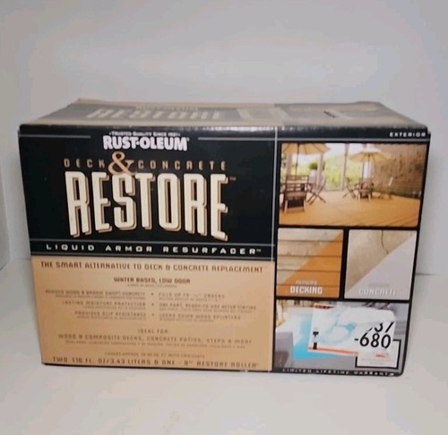 Rust-Oleum Deck & Concrete Restore Liquid Armor Resurfacer Kit ...