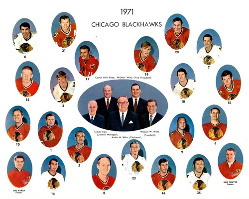 1970-71 CHICAGO BLACK HAWKS 8X10 PHOTO PICTURE NHL HOCKEY BLACKHAWKS | eBay