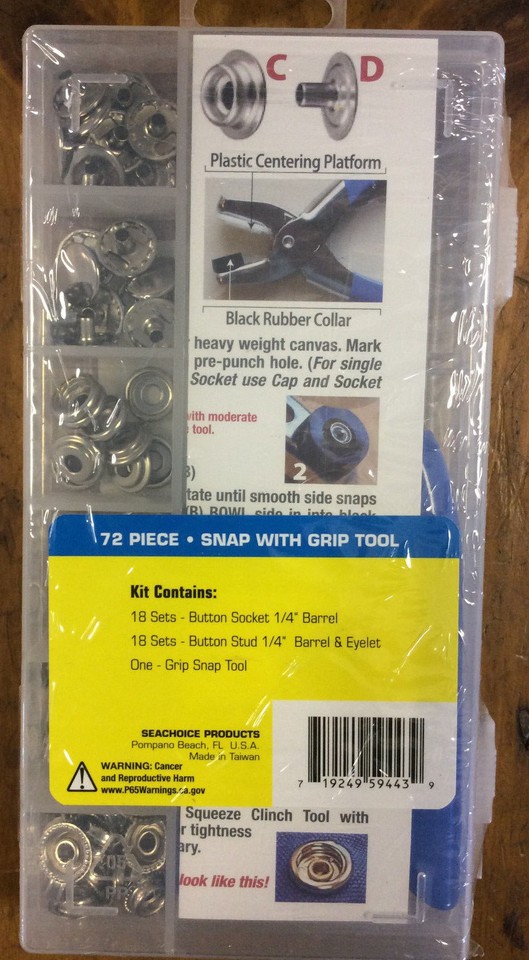 Seachoice Canvas Grip Tool Case SEACHOICE Canvas Snap Setting Tool ...