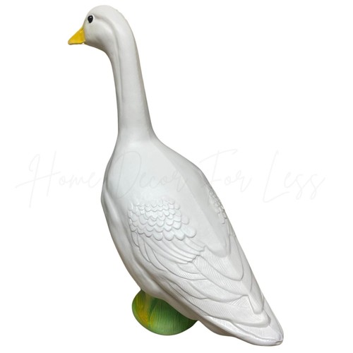 Large White 23"H Dress Up Goose Garden Statue Blow Mold Outdoor Yard ...
