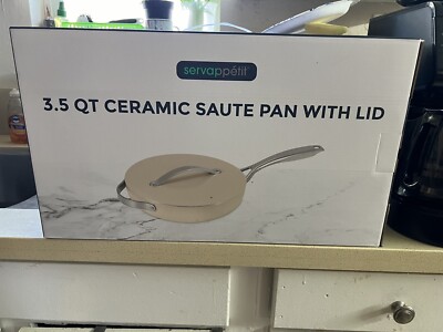 Servappetit 3.5 Qt Ceramic Sauté Pan With Lid | eBay