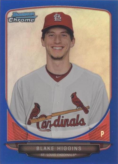 2013 Bowman Draft Picks & Prospects - Draft Picks Chrome Blake Higgins ...