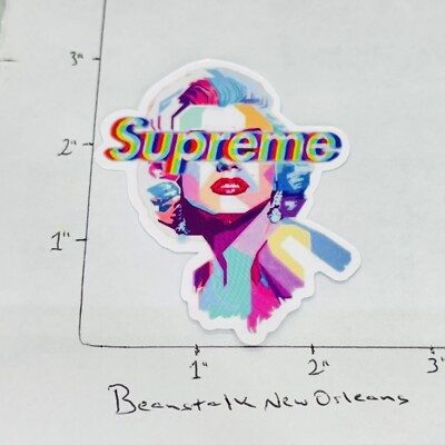 NEW‼ Pink Aesthetic SUPREME Vinyl Sticker Decal Car Skateboard • w ...