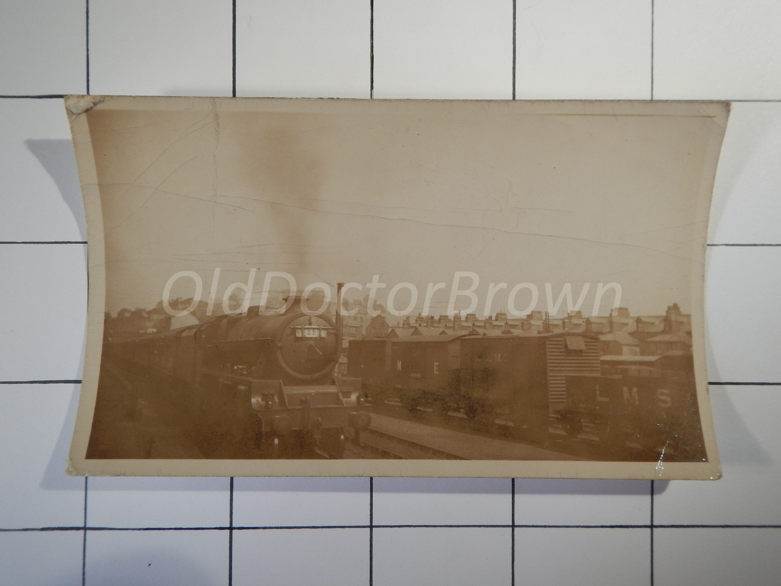 English Passenger Train: Engine has 86: Vintage Railroad Photo | eBay