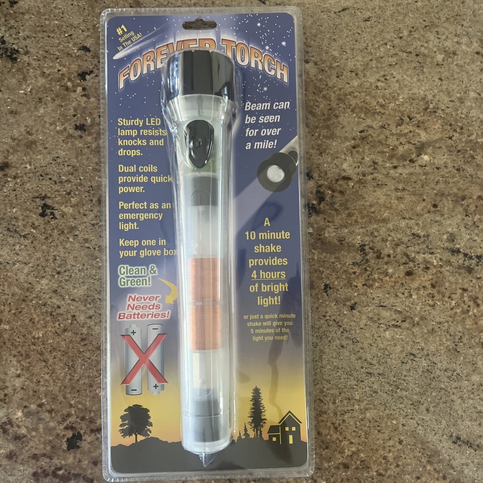 set of 2 “Forever Torch” Flashlight - Just Shake No Batteries | eBay