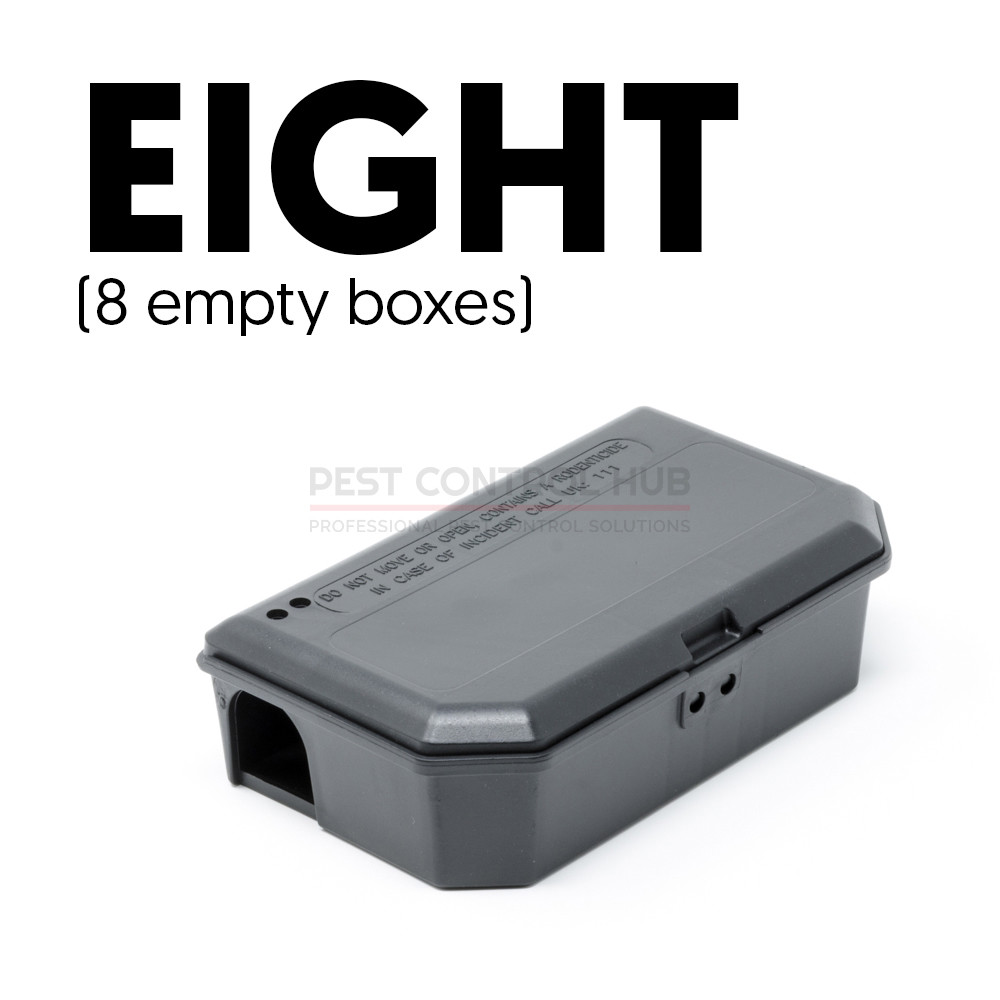 Mouse Bait Station Boxes For Blocks or Pasta Sachet Mice Killer Poison ...