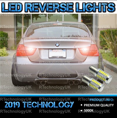 PREMIUM for BMW 3 Series E90 White LED XENON Reverse Light Bulbs ...