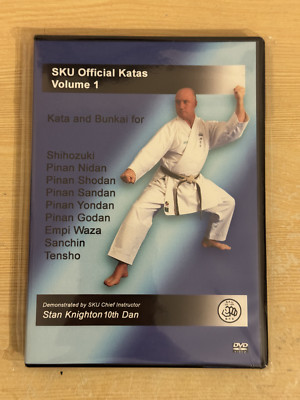 DVD - SKU Official Katas Vol 1 Instructional Karate Stan Knighton PAL ...