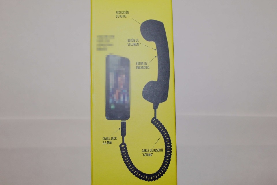 Orange Radiation Proof Retro Mic Cell Phone Handset for Mobile Phone 3 ...