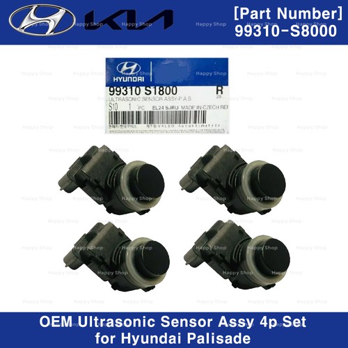 99310S8000 4p Set OEM Ultrasonic Sensor P.A.S for Hyundai Palisade 2020 ...