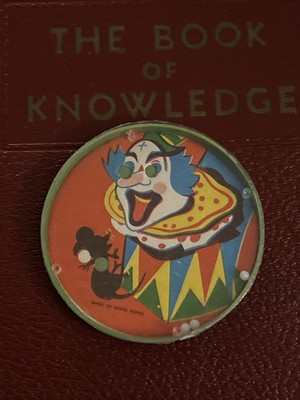 Vintage Devil Ball Bearing Dexterity Game Clown Horror Retro Puzzle ...