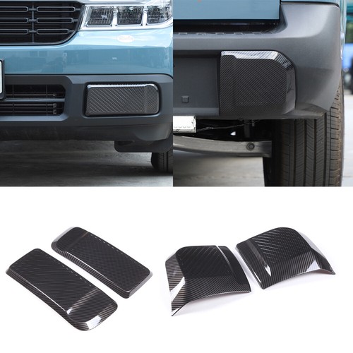 4pcs Front Rear Bumper Guards Pads End Caps Cover Trim For Ford ...