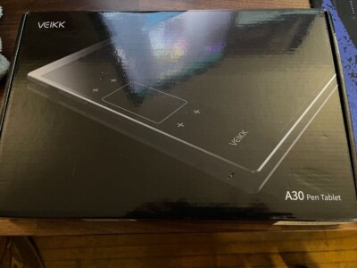 VEIKK A30 V2 Drawing Tablet 10x6 Inch Graphics Tablet w/ Case | eBay