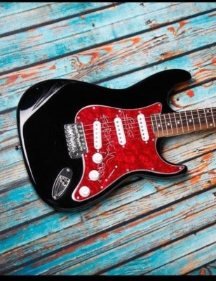 GFA Reggae Legend * LEE SCRATCH PERRY * Signed Electric Guitar ADM ...