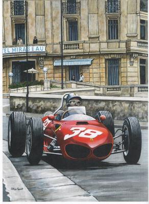 Lorenzo Bandini, Monaco 1962 art print | eBay UK