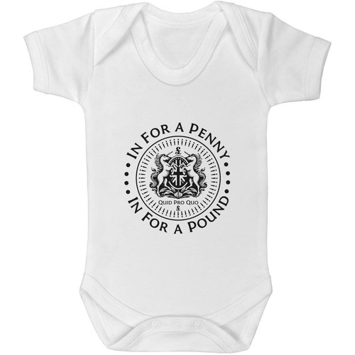 'Circular Unicorn Emblem' Baby Grows / Bodysuits (GR057325) | eBay UK