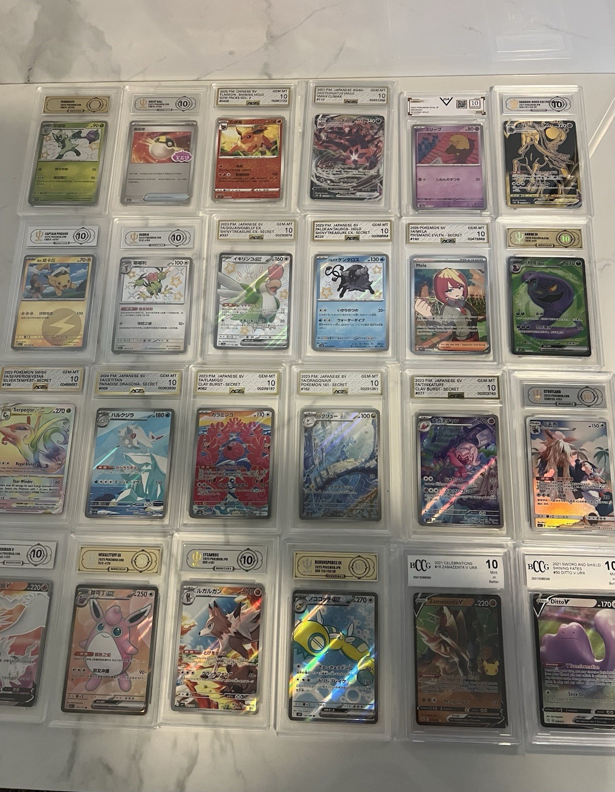 Lot Of 24 Grade 10 Pokemon TCG slabs. (AGS, APH, BCCG) | eBay