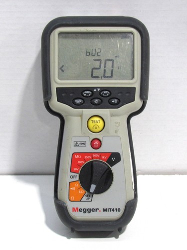 Megger MIT410-EN Digital Insulation and Continuity Tester Power Tested ...