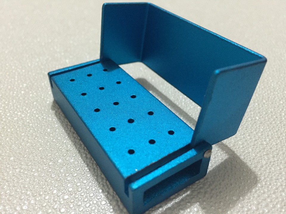 1Pc 15 Holes Autoclavable Dental FG High Speed Burs Holder Blocks Blue ...