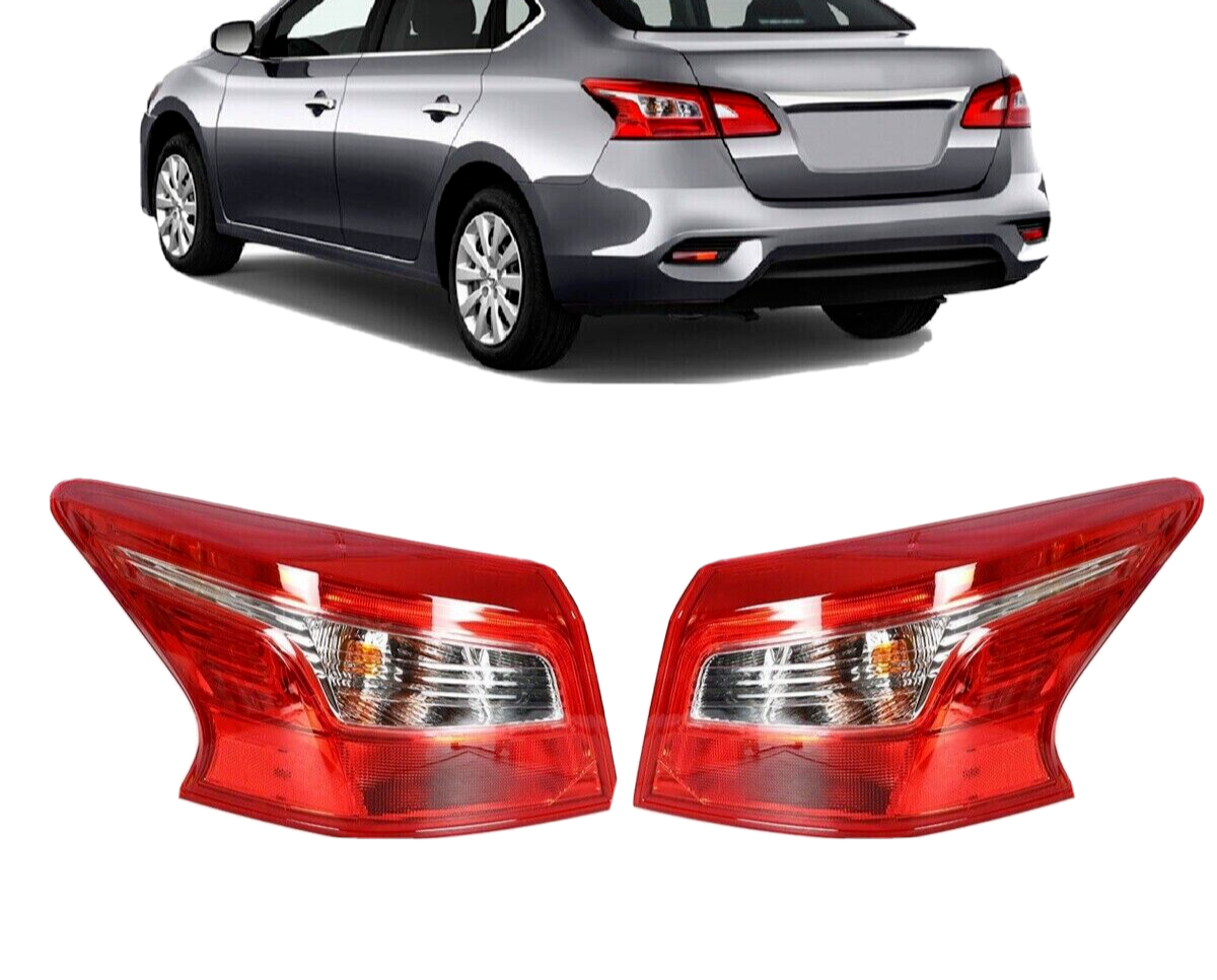 Pair Tail Light For Nissan Sentra 2016-2018 Left+Right Side Rear Outer ...