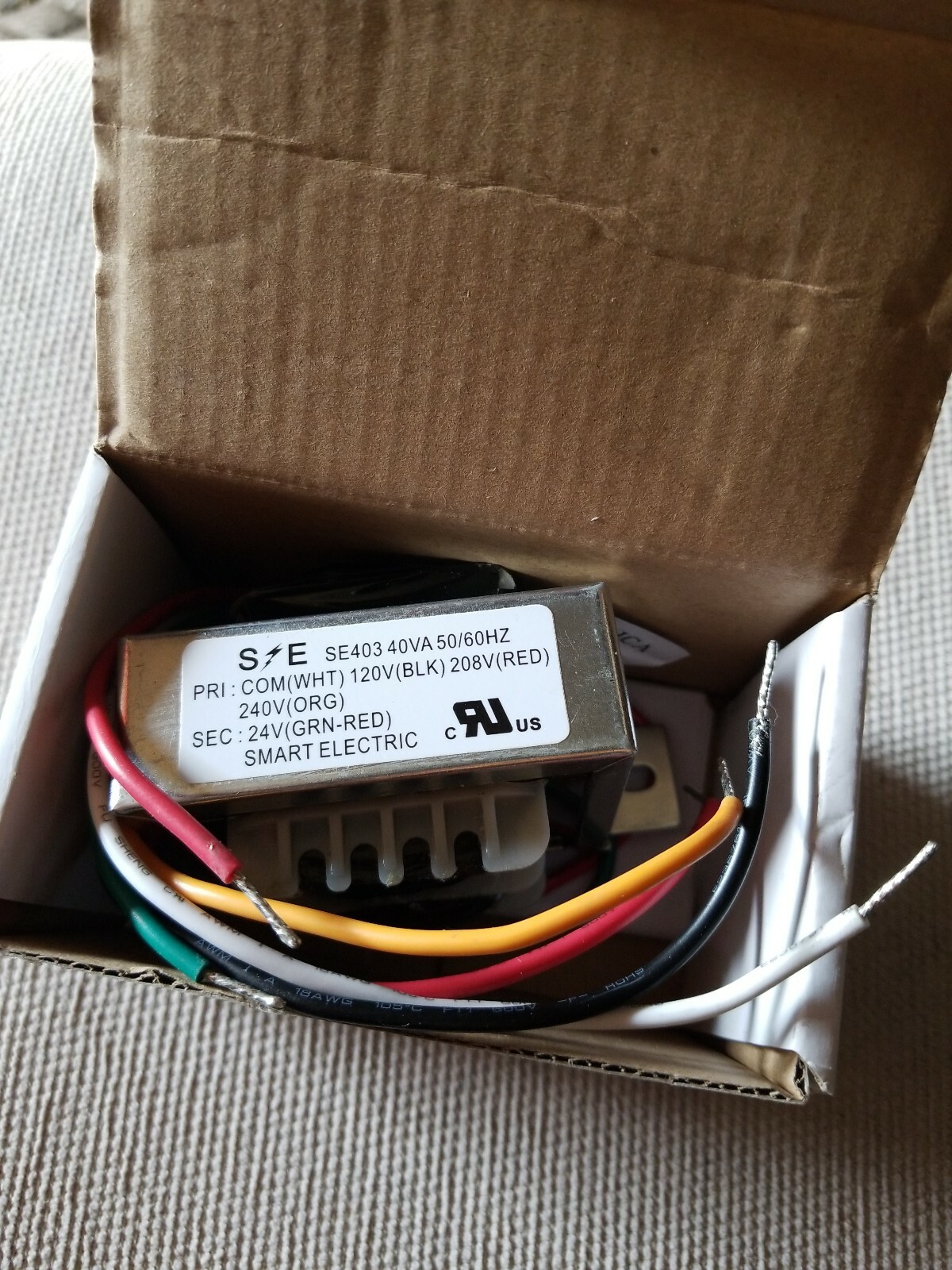 Smart Electric SE403 Furnace Secondary Class 2 Transformer | eBay
