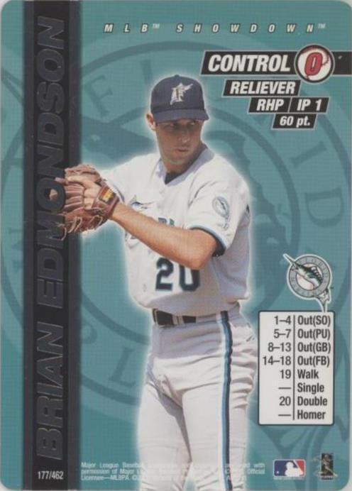 2000 MLB Showdown - Brian Edmondson #177 Unlimited for sale online | eBay