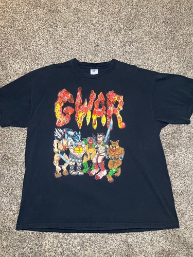 vtg gwar t shirt size xl. punk rock grunge music band merch | eBay