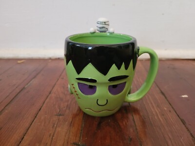 222fifth Fright Night Green Frankenstein Ghost 3D Coffee Tea Cocoa Cup ...