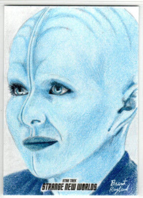 STAR TREK SNW STRANGE NEW WORLDS S 1 Brent Ragland SKETCH BOLIAN TORRI ...