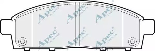 PAD1519 APEC Front Brake Pad Set Replaces 46054A198 46054A284 4605A198 ...