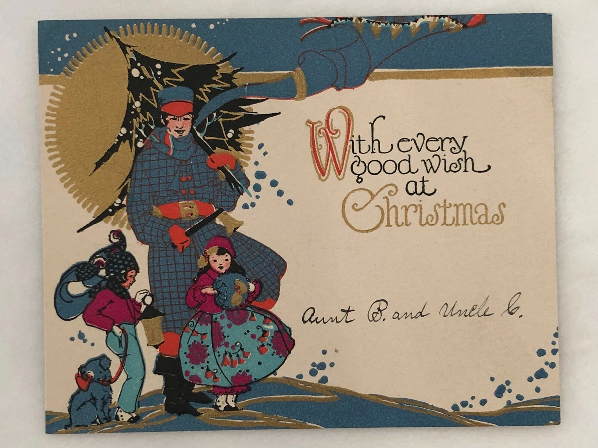 Vintage 1920s Christmas Cards
