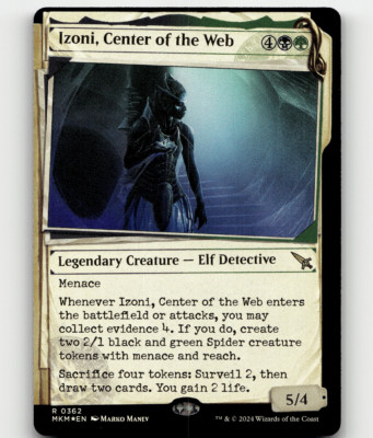FOIL - MTG Izoni, Center of the Web 362 (Showcase) - Murders at Karlov ...