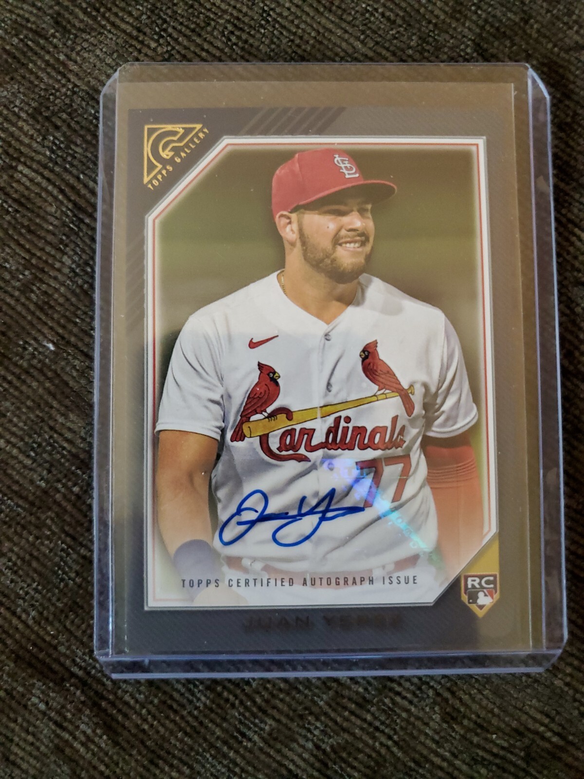 2022 Topps Gallery - Rookie Autographs #RA-JY Juan Yepez (AU, RC) for ...