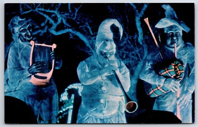 Postcard FL Walt Disney World Magic Kingdom Haunted Mansion Ghost Band ...