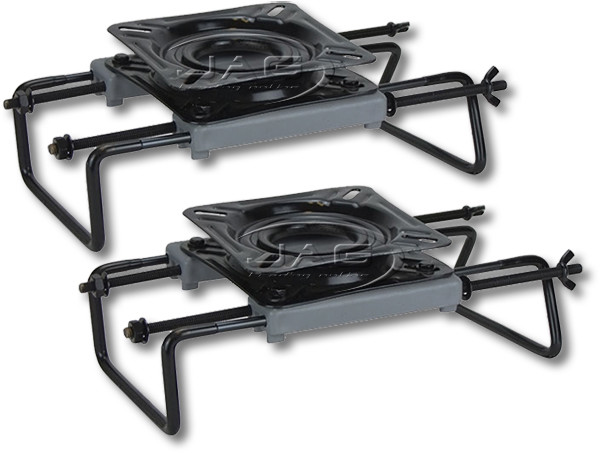 2 x CLAMP-ON BOAT SEAT SWIVEL MOUNT BASES ADJUSTABLE - Tinnie/Tinny ...