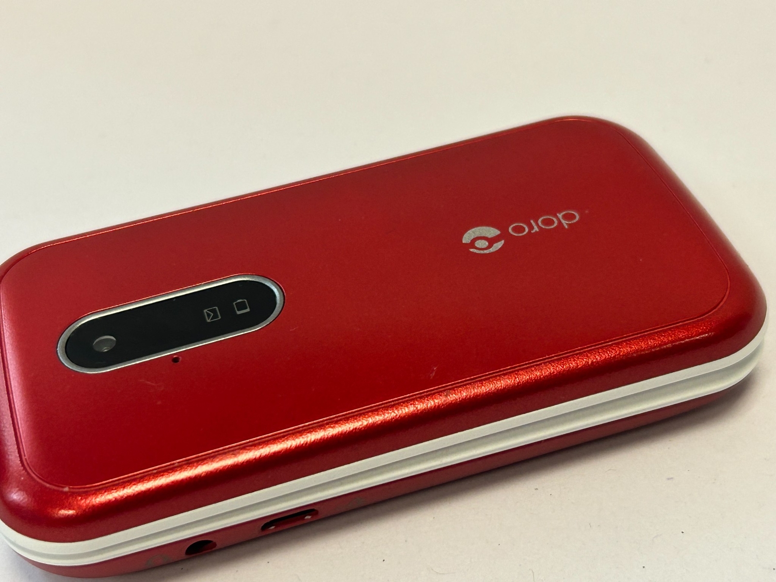 Doro Phone Easy 6620 Red (Unlocked) Mobile Phone Flip Fold DFC-0260 Big ...