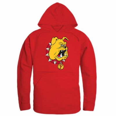 FSU Ferris State University Freshman Pullover Sweatshirt Hoodie Red | eBay