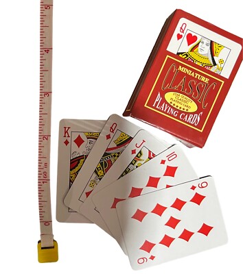 Mini Playing Cards Miniature Travel Tiny Poker Deck Set Ship From USA ...